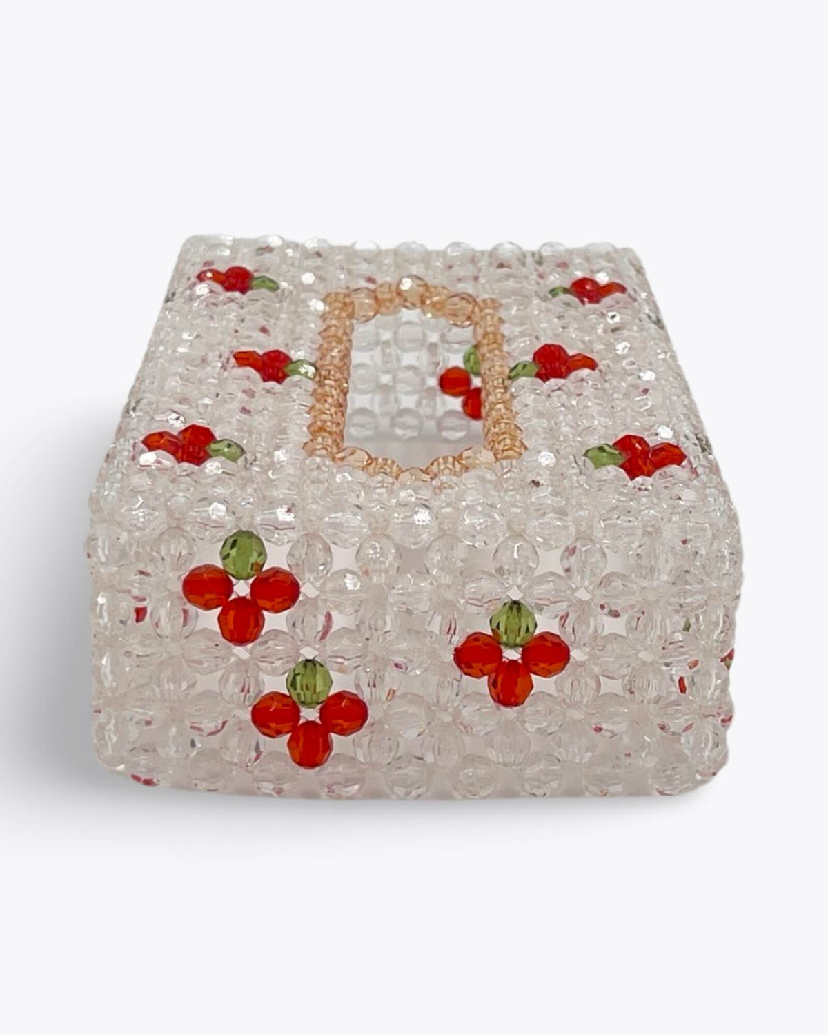 Beaded Tissue Box Cover – Red Door Store Australia