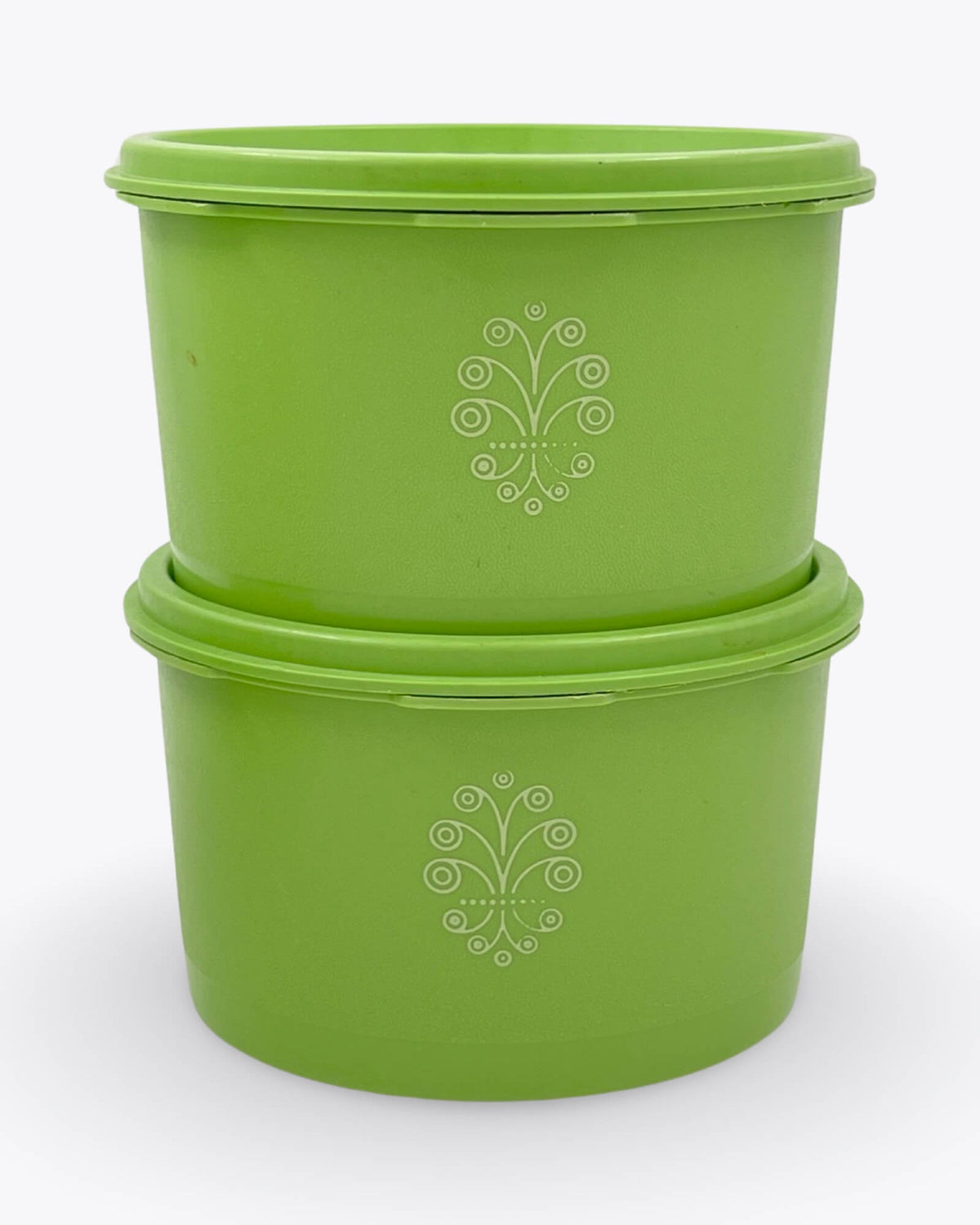Vintage Tupperware Canisters Green Set of 4 | Red Door Store Australia