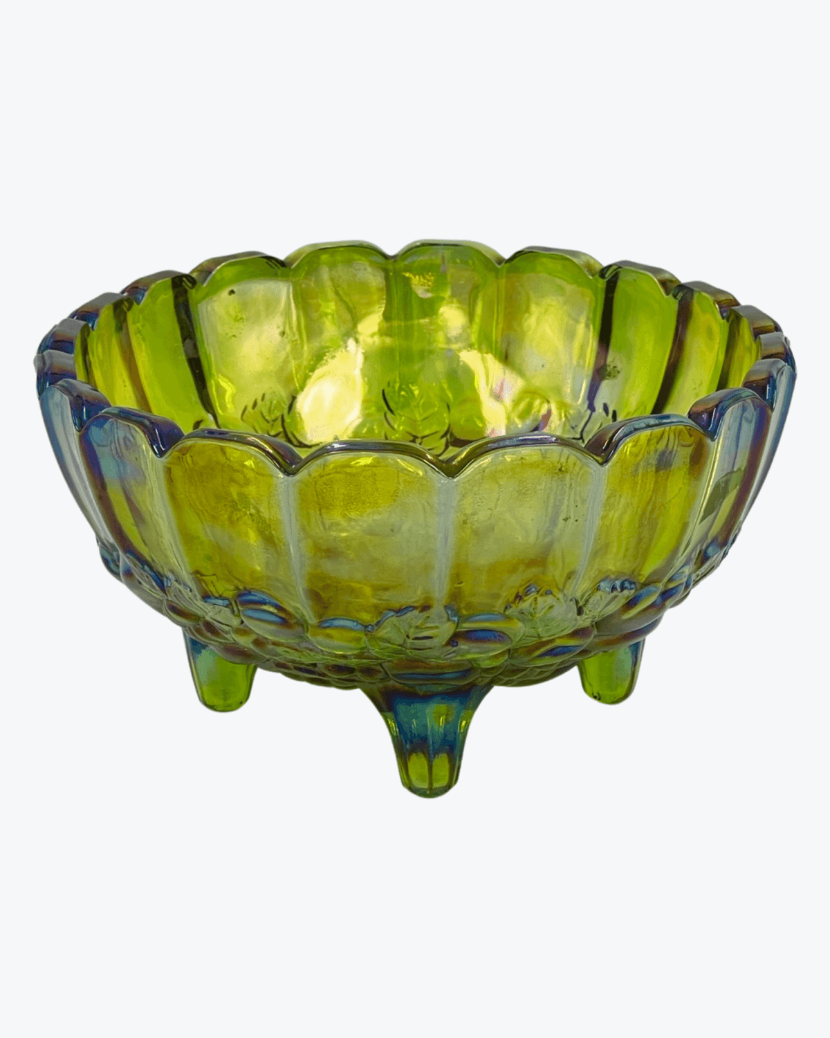 Indiana Iridescent Green Glass Bowl | Red Door Store Australia